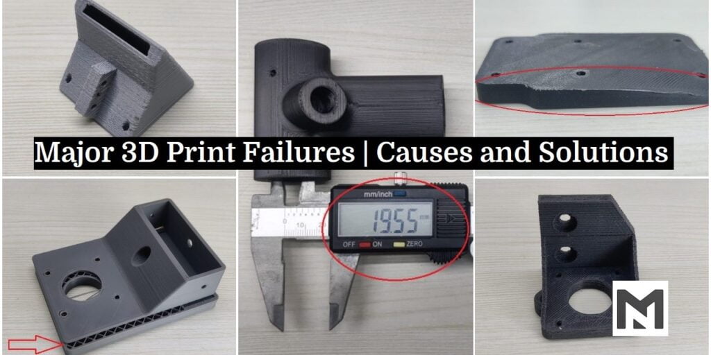 Major 3D Print Failures | Types, Causes, & Their Solutions - TheMechNinja Major 3D Print Failures | Types, Causes, & Their Solutions - TheMechNinja